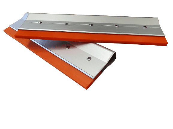 COMPLETE SQUEEGEE – ALUMINIUM HANDLE – 50 x 9MM – ANY SHORE HARDNESS – Jones Print Technology